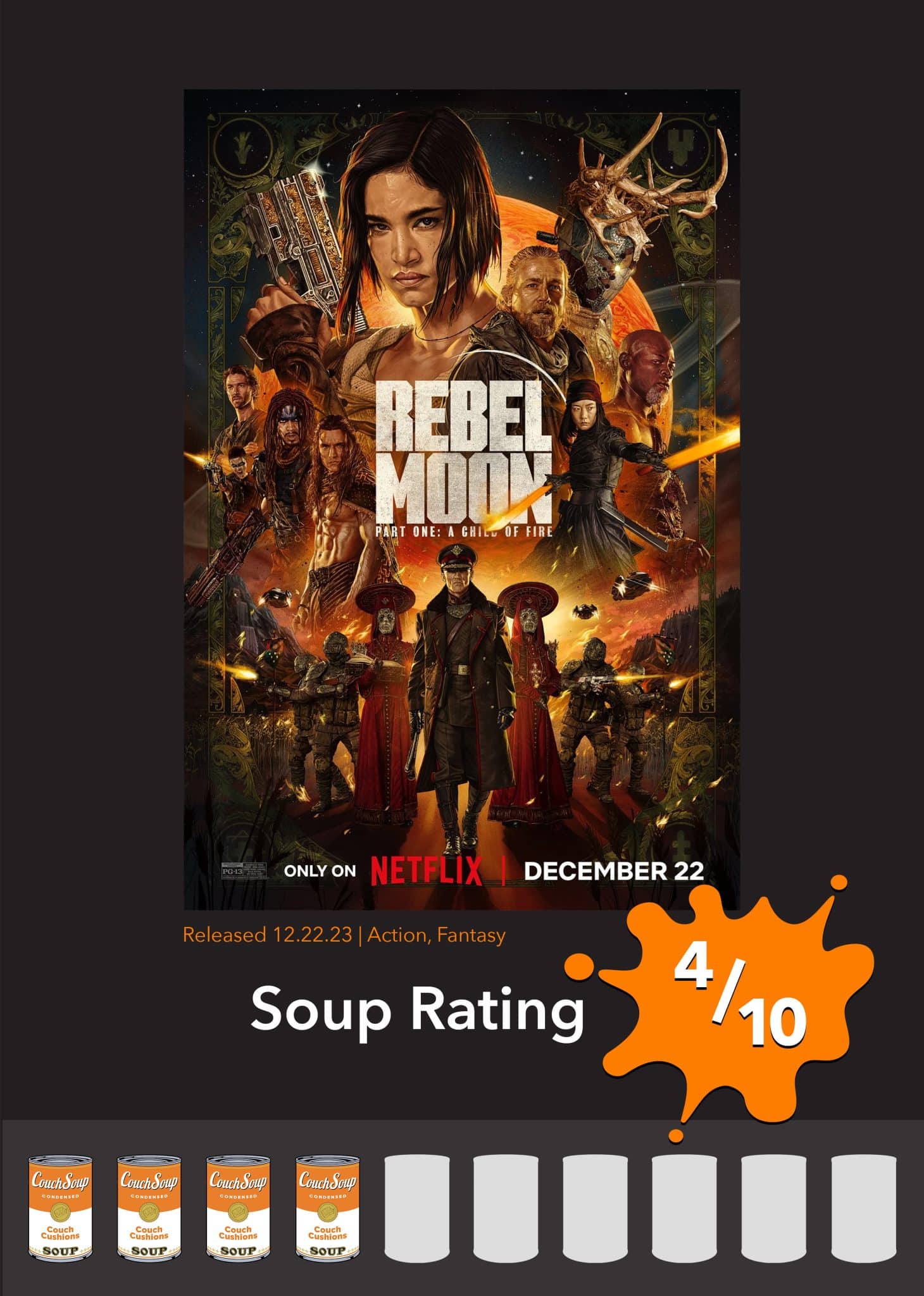 Bad Moon Rising - a Review of Rebel Moon | Couch Soup